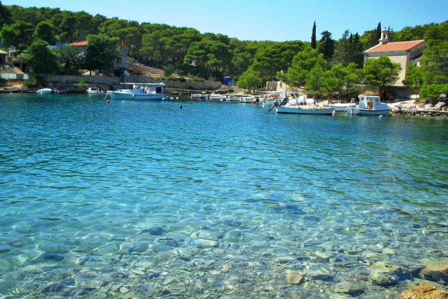 Milna Bay, Brac Island Aerial - Croatia Gems